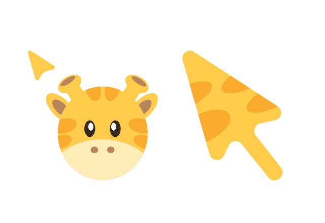 Giraffe custom cursor for Chrome