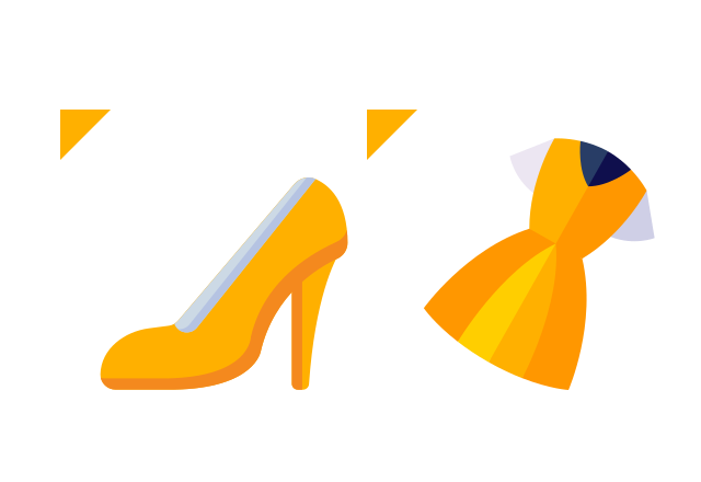 Orange Fashion custom cursor for the Chrome