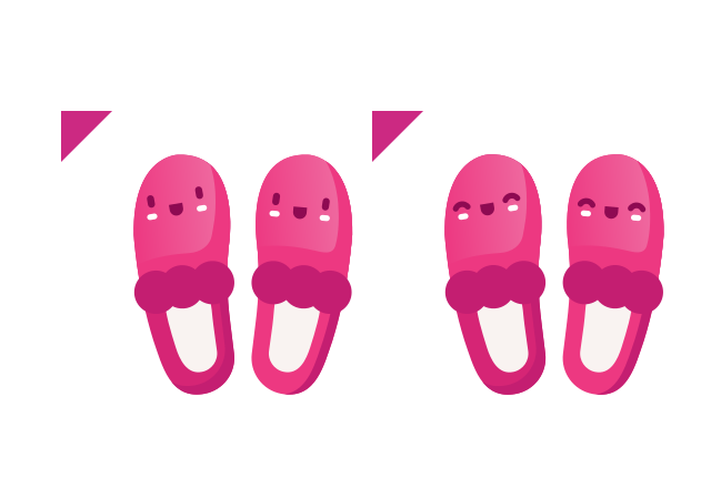Pink Slippers is an adorable and cozy custom cursor for the Chrome browser.