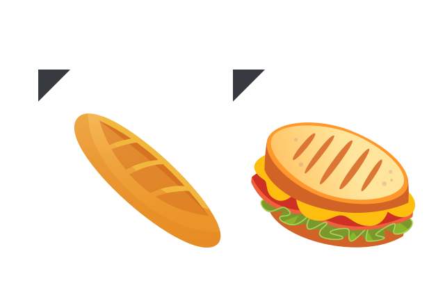 Bread and Sandwich custom cursor for Chrome