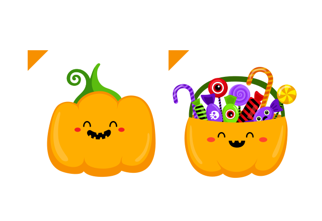 Cute Halloween Pumpkin custom cursor for Chrome