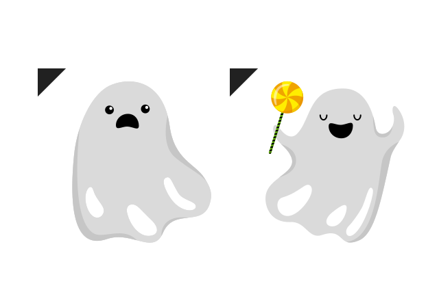 Funny Ghost custom cursor for Chrome