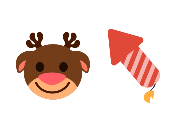 Christmas Deer custom cursor for Chrome