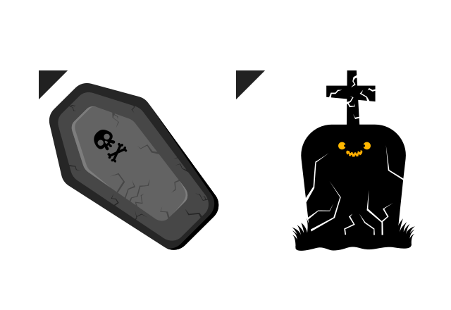 Halloween Tomb custom cursor for Chrome