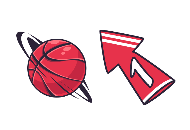 Basketball Red Ball custom cursor for Chrome