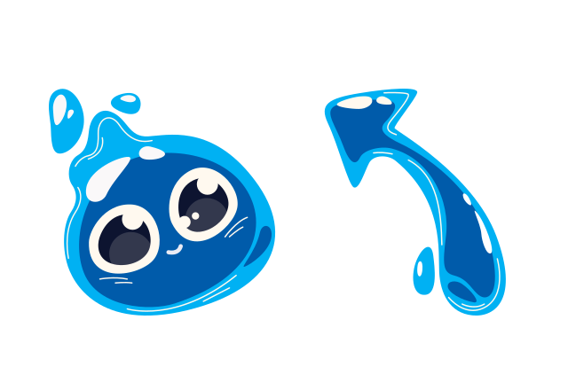 Cute Drop custom cursor for Chrome