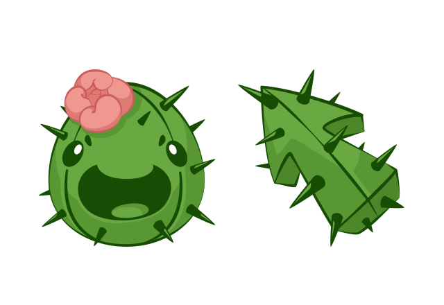 Funny Cactus custom cursor for Chrome